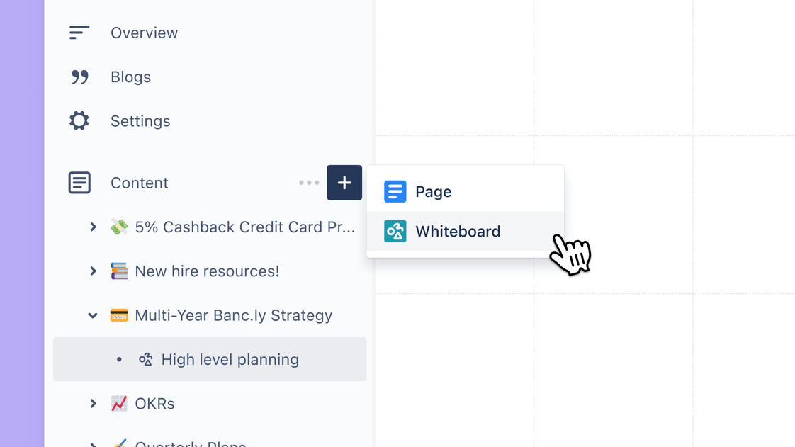 Atlassian Confluence Whiteboards: Ausblick und verfügbare Funktionen