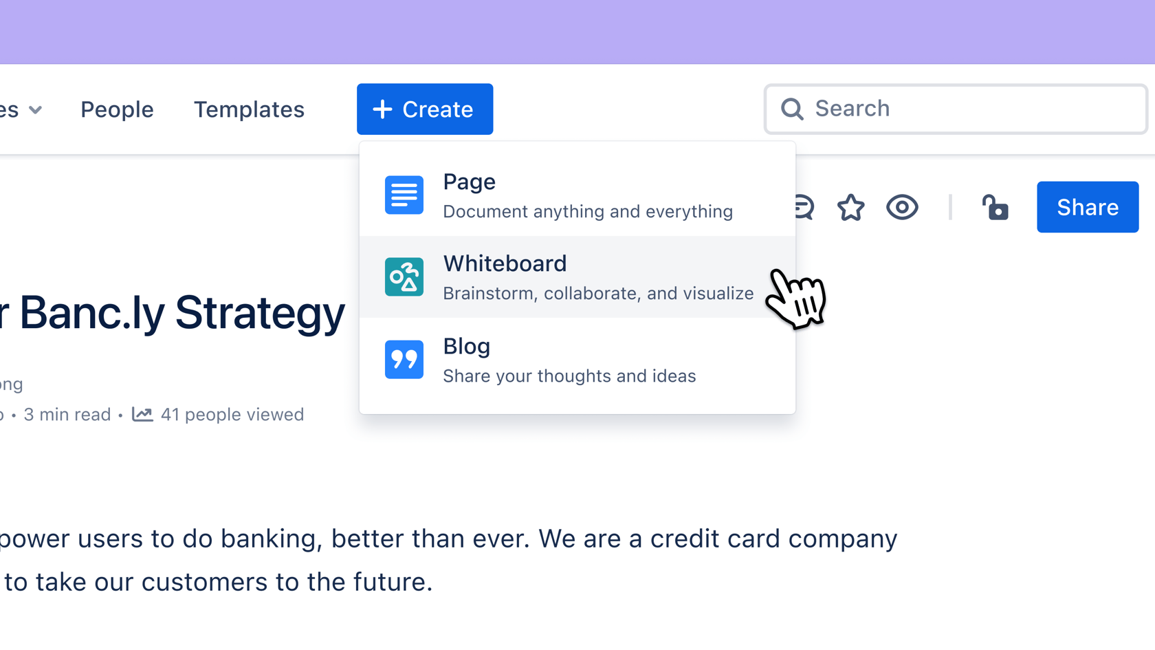 Atlassian Confluence Whiteboards Outlook And Available Functions